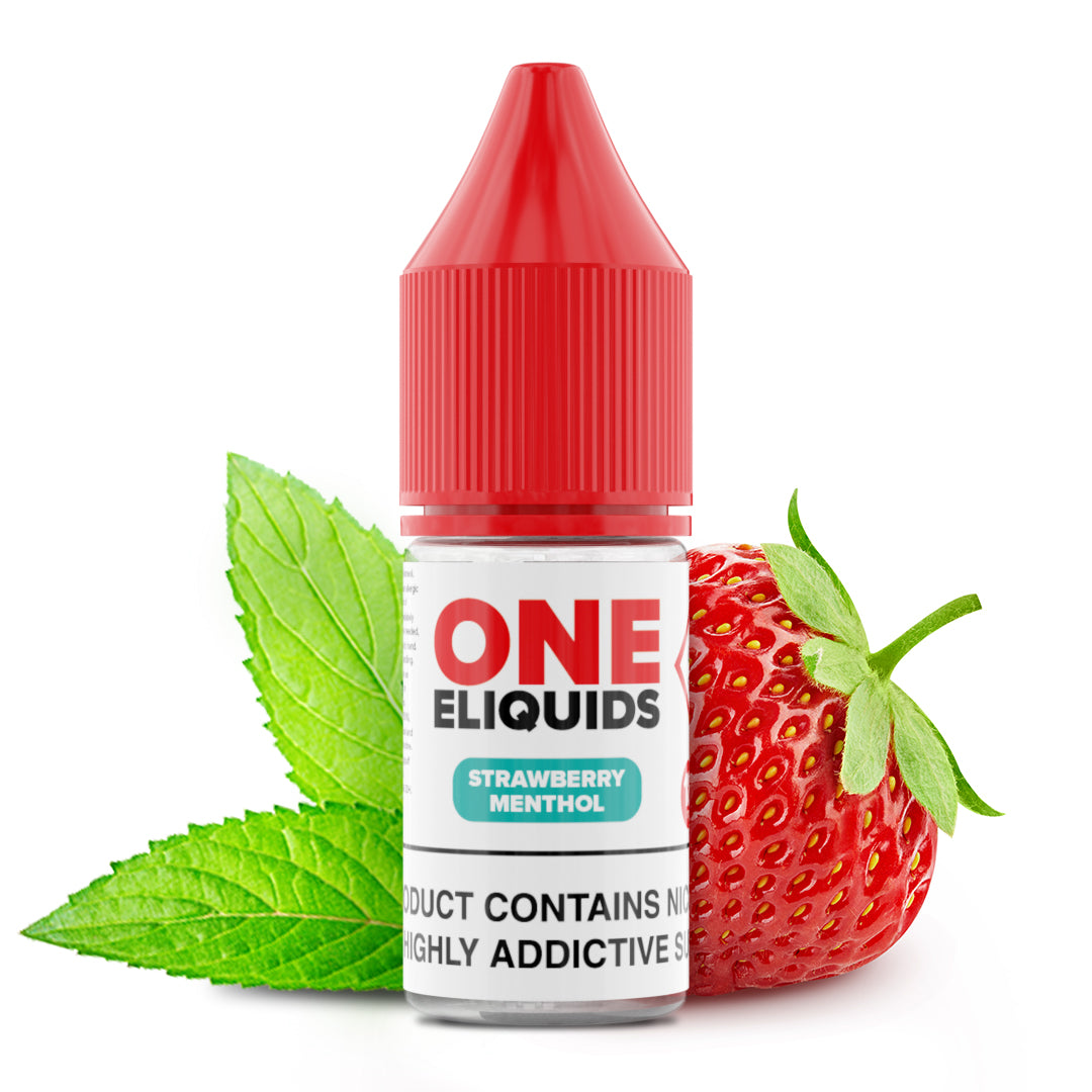 Strawberry Menthol │ One Eliquids │ £1 Eliquids Made In Britain